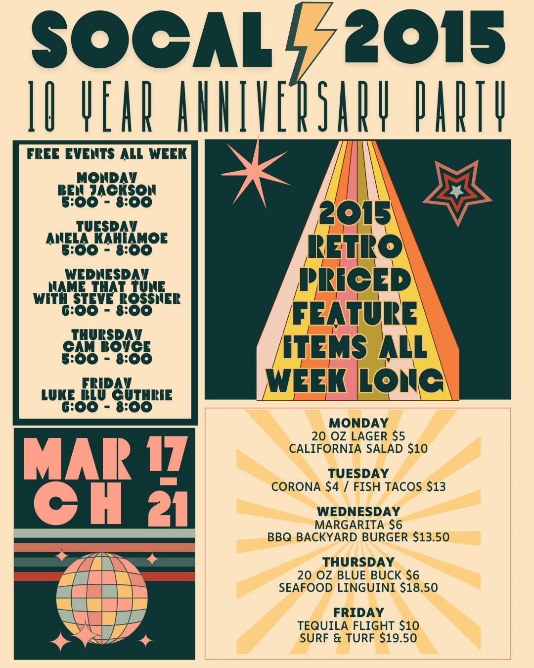 SoCal 10 year anniversary party 🎉 – SoCal Restaurant & Lounge